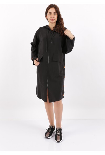 Ikoll 27033 Kadin Sırt Baskılı Fermuarlı Kap