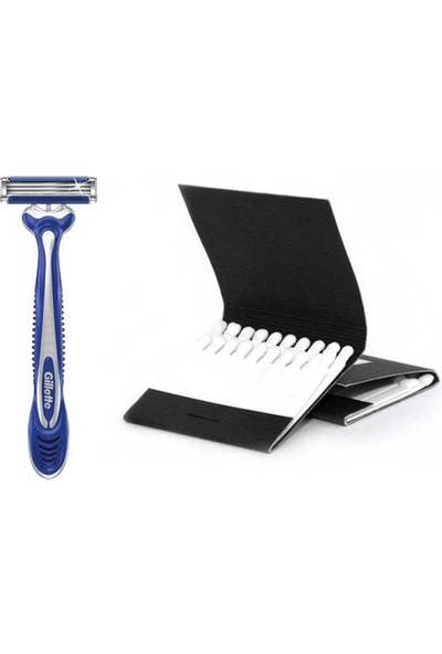 Yenigillette Blue3 6 Adet Tıraş Bıçağı Tek Kullanımlık 120 Adet Kantaşı Seti 715686