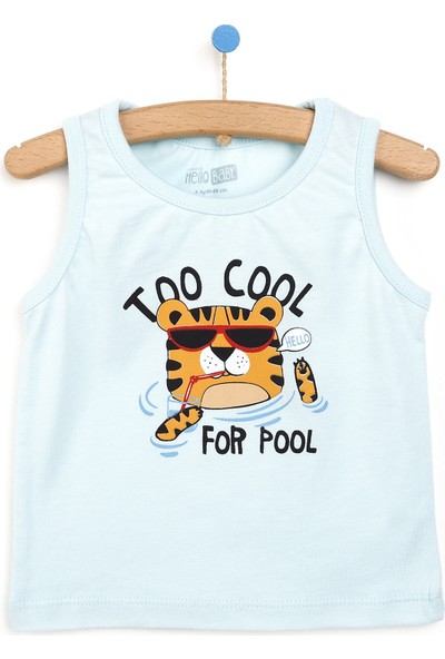 Hellobaby Basic Erkek Bebek Atlet Tshirt Hellobaby Basic Erkek Bebek Atlet Tshirt