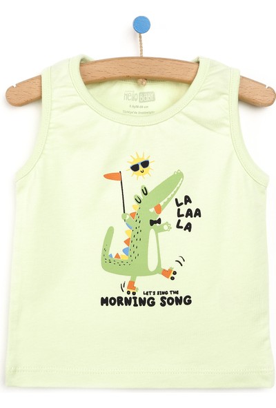 Hellobaby Basic Erkek Bebek Atlet Tshirt Hellobaby Basic Erkek Bebek Atlet Tshirt