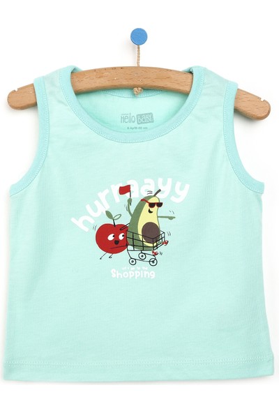 Hellobaby Basic Erkek Bebek Atlet Tshirt Hellobaby Basic Erkek Bebek Atlet Tshirt