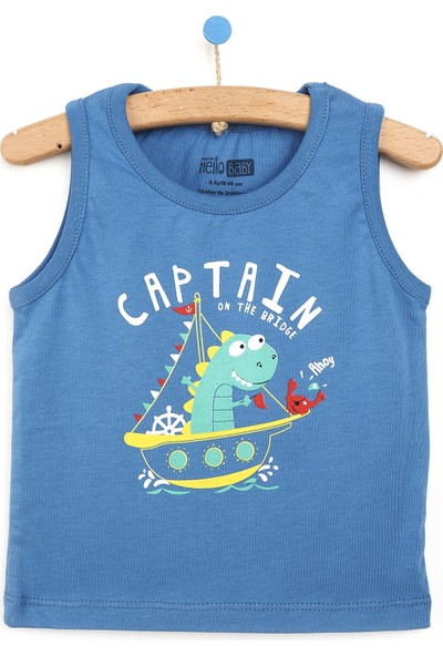 Hellobaby Basic Erkek Bebek Atlet Tshirt Hellobaby Basic Erkek Bebek Atlet Tshirt
