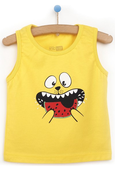 Hellobaby Basic Erkek Bebek Atlet Tshirt Hellobaby Basic Erkek Bebek Atlet Tshirt