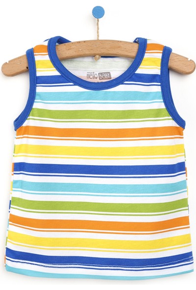 Hellobaby Basic Erkek Bebek Atlet Tshirt Hellobaby Basic Erkek Bebek Atlet Tshirt