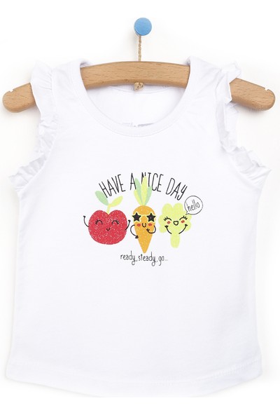Hellobaby Basic Kız Bebek Atlet Tshirt