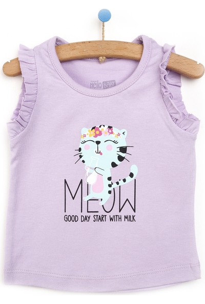 Hellobaby Basic Kız Bebek Atlet Tshirt