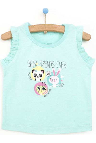 Hellobaby Basic Kız Bebek Atlet Tshirt