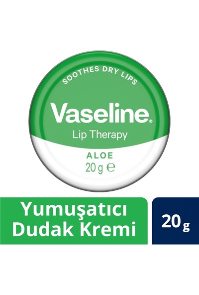 Vaseline Yumuşatıcı Dudak Kremi Aloe Vera 20 gr Vaseline Yumuşatıcı Dudak Kremi Aloe Vera 20 gr