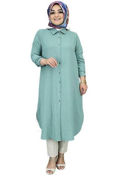 Pys Giyim Kadın Düğmeli Tesettür Gömlek