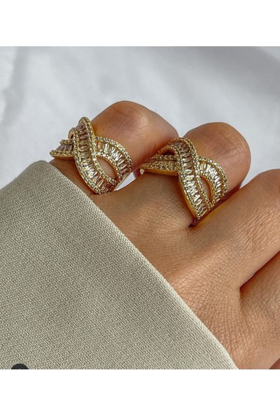 Hatcos Accessories Ayarlanabiilir Taşlı Yüzük