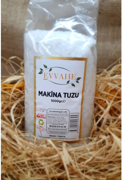 Evvahe Doğal Bulaşık Makine Tuzu (1 Kg) Evvahe Doğal Bulaşık Makine Tuzu (1 Kg)