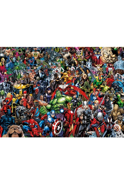 Clementoni 1000 Parça Marvel Impossible Yetişkin Puzzle Clementoni 1000 Parça Marvel Impossible Yetişkin Puzzle