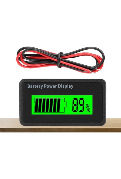 Elektromall Dijital Akü Pil Voltaj Göstergesi - 24V