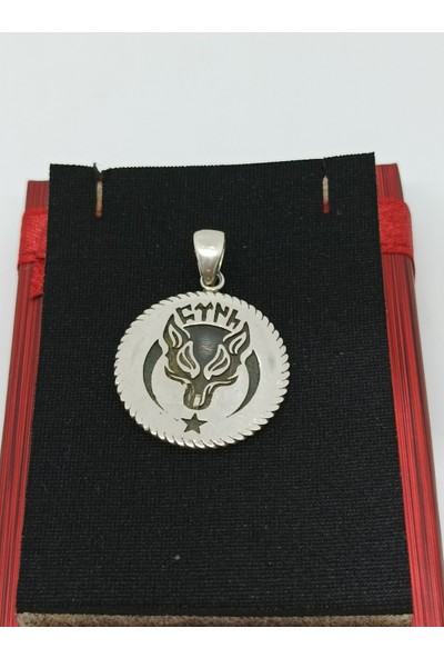 Firuze Gümüş Kurt Gümüş Kolye