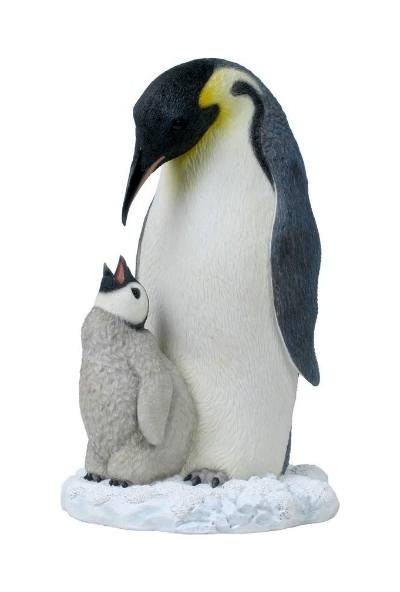 Veronese Yavru ve Anne Penguen Figürü 23CM