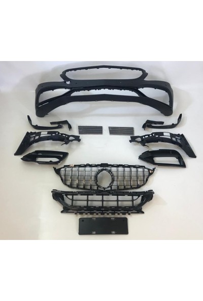 Yed Mercedes W205 2014-2018 C63 Ön Tampon & Panjur Setı (Siyah Trimler) Yed Mercedes W205 2014-2018 C63 Ön Tampon & Panjur Setı (Siyah Trimler)
