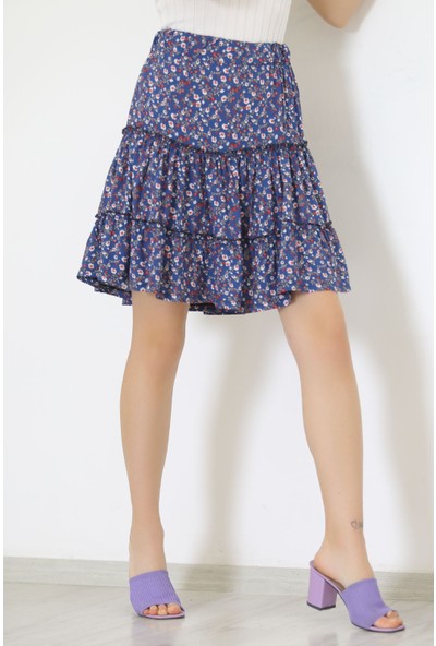 Dokuma Etek Maviçiçekli - 9164.316.