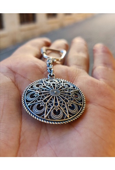 GümüşPark Midyat 925 Ayar Gümüş Anahtarlık