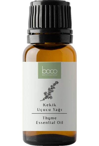 Boco Nature %100 Saf Kekik Uçucu Yağı (Thymus Vulgaris)
