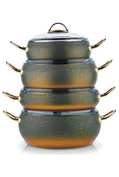 Schafer Jupıter Tencere Tava Seti+Split Caydanlık Takımı+Split Cezve Takımı