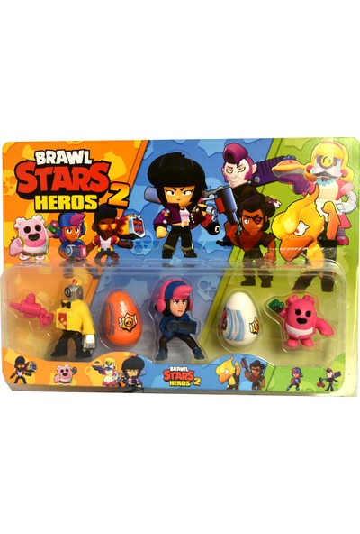 Brawl Stars Karakter Oyuncak ve Yumurta Seti