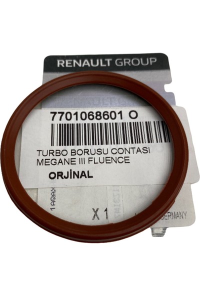 7701068601 O / Orjinal / Turbo Borusu Contası Megane Iıı Fluence 7701068601 O / Orjinal / Turbo Borusu Contası Megane Iıı Fluence