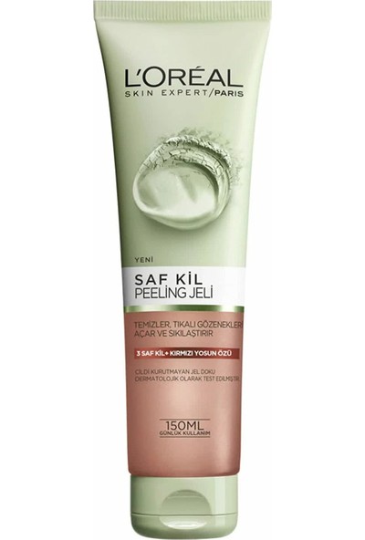 Loreal Paris Saf Kil Peeling Jeli Pure Clay 150 ml Loreal Paris Saf Kil Peeling Jeli Pure Clay 150 ml