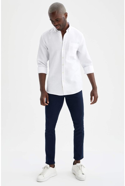 Defacto Slim Fit Basic Chino Pantolon U9462AZ21SM Defacto Slim Fit Basic Chino Pantolon U9462AZ21SM