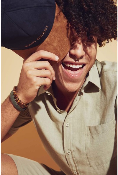 DeFacto Regular Fit Basic Kısa Kollu Gömlek T5743AZ21SM