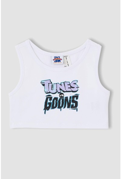 DeFacto Kız Çocuk Space Jam 2 Lisanslı Crop Atlet U8065A621HS