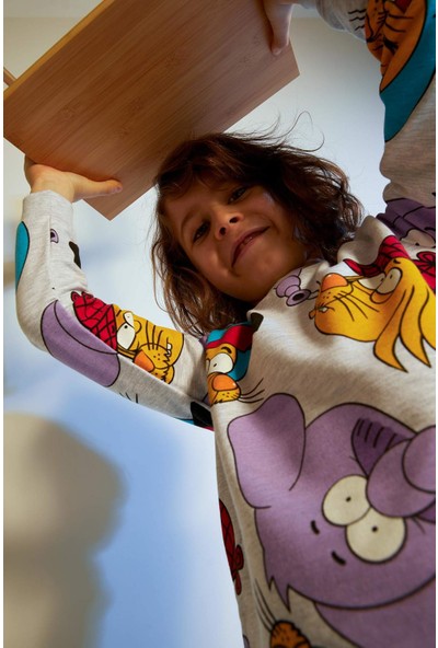 Defacto Erkek Çocuk Kral Şakir Lisanslı Sweatshirt T5946A621SP