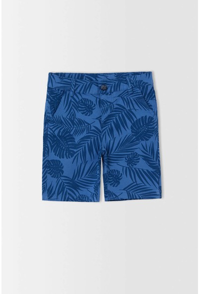 Defacto Erkek Çocuk Desenli Bermuda Dokuma Şort U2430A621SM Defacto Erkek Çocuk Desenli Bermuda Dokuma Şort U2430A621SM