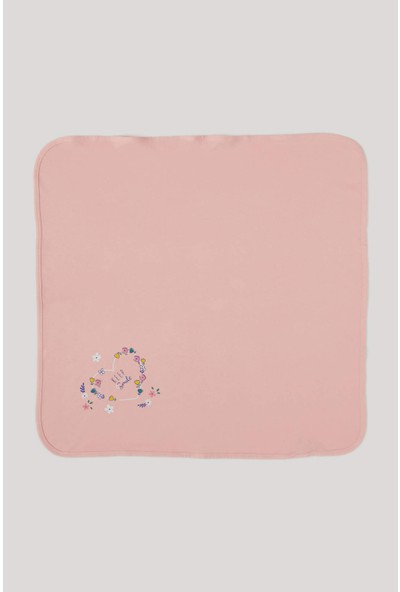DeFacto Kız Bebek Çiçek Baskılı Pamuklu Battaniye T5899A221SP