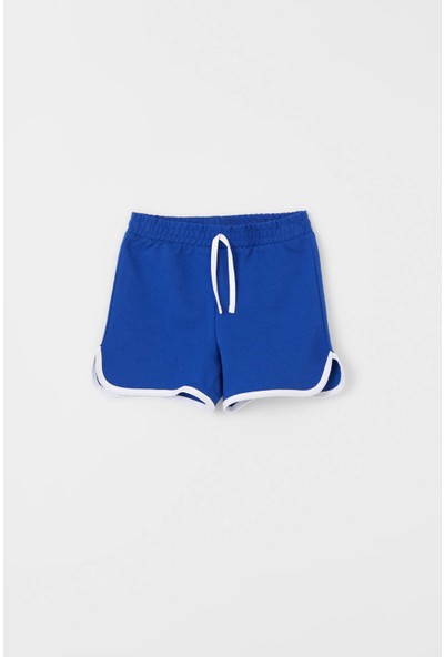 Defacto Kız Çocuk Bağcıklı Esnek Belli Şort L6125A621SM Defacto Kız Çocuk Bağcıklı Esnek Belli Şort L6125A621SM