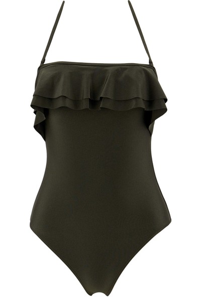 DeFacto Volanlı Yaka Çıkarılabilir Pedli Mayo T6824AZ21SM