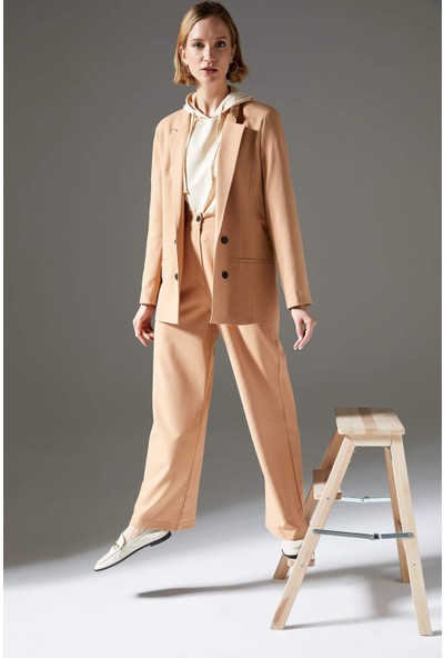 Defacto Yüksek Bel Geniş Paça Palazzo Pantolon T1357AZ21SP