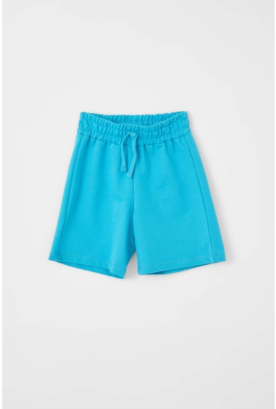 DeFacto Kız Çocuk Bağcıklı Bermuda Şort M7032A621SM