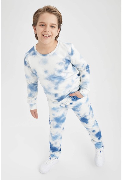 Defacto Erkek Çocuk Batik Desenli Sweatshirt U2065A621SP