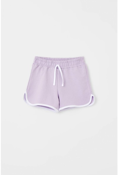 DeFacto Kız Çocuk Bağcıklı Esnek Belli Şort L6125A621SM DeFacto Kız Çocuk Bağcıklı Esnek Belli Şort L6125A621SM