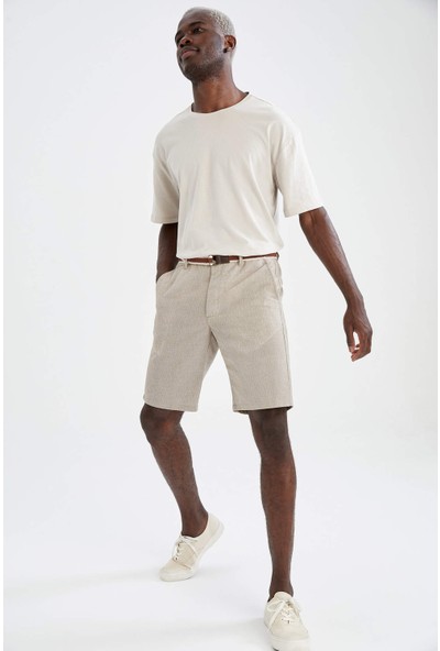 Defacto Erkek Regular Fit Basic Bermuda Şort V2099AZ21SM Defacto Erkek Regular Fit Basic Bermuda Şort V2099AZ21SM