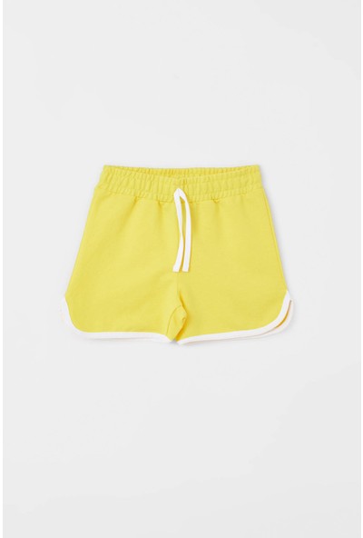 Defacto Kız Çocuk Bağcıklı Esnek Belli Şort L6125A621SM Defacto Kız Çocuk Bağcıklı Esnek Belli Şort L6125A621SM