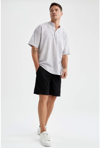 DeFacto Oversize Fit Basic Şort U3330AZ21SM DeFacto Oversize Fit Basic Şort U3330AZ21SM