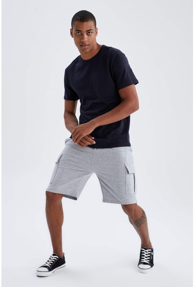 DeFacto Regular Fit Kargo Cepli Bermuda Şort W2467Az21Hs DeFacto Regular Fit Kargo Cepli Bermuda Şort W2467Az21Hs