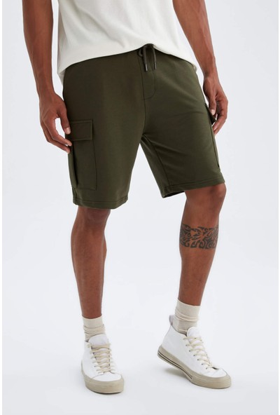 DeFacto Regular Fit Kargo Cepli Bermuda Şort W2467Az21Hs DeFacto Regular Fit Kargo Cepli Bermuda Şort W2467Az21Hs