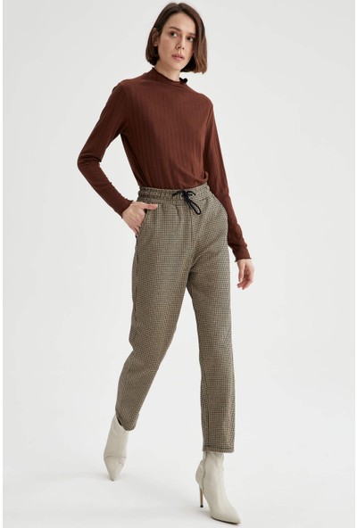 Defacto Jogger Fit Beli Bağcıklı Pantolon U0786AZ21SP