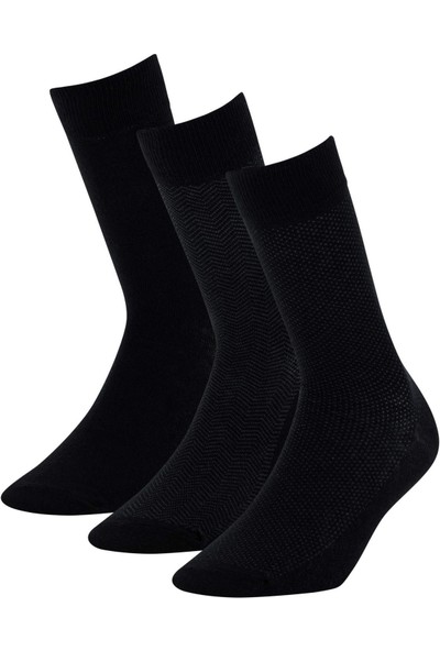 DeFacto Erkek Pamuklu 3'lü Soket Çorap L5922AZNS DeFacto Erkek Pamuklu 3'lü Soket Çorap L5922AZNS