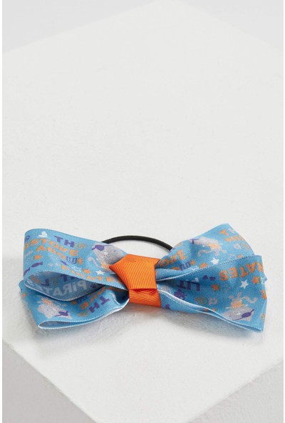 DeFacto Kız Çocuk Desenli Fiyonklu Lastik Toka V3378A6Ns