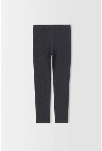 DeFacto Kız Çocuk Slim Fit Okula Dönüş Basic Uzun Tayt J0226A620AU DeFacto Kız Çocuk Slim Fit Okula Dönüş Basic Uzun Tayt J0226A620AU