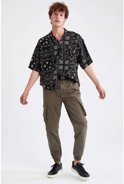 DeFacto Regular Fit Jogger Kargo Pantolon M6253Az21Au DeFacto Regular Fit Jogger Kargo Pantolon M6253Az21Au