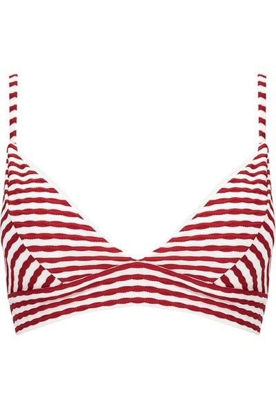 DeFacto Çizgili Triangle Bikini Üstü T5659AZ21SM